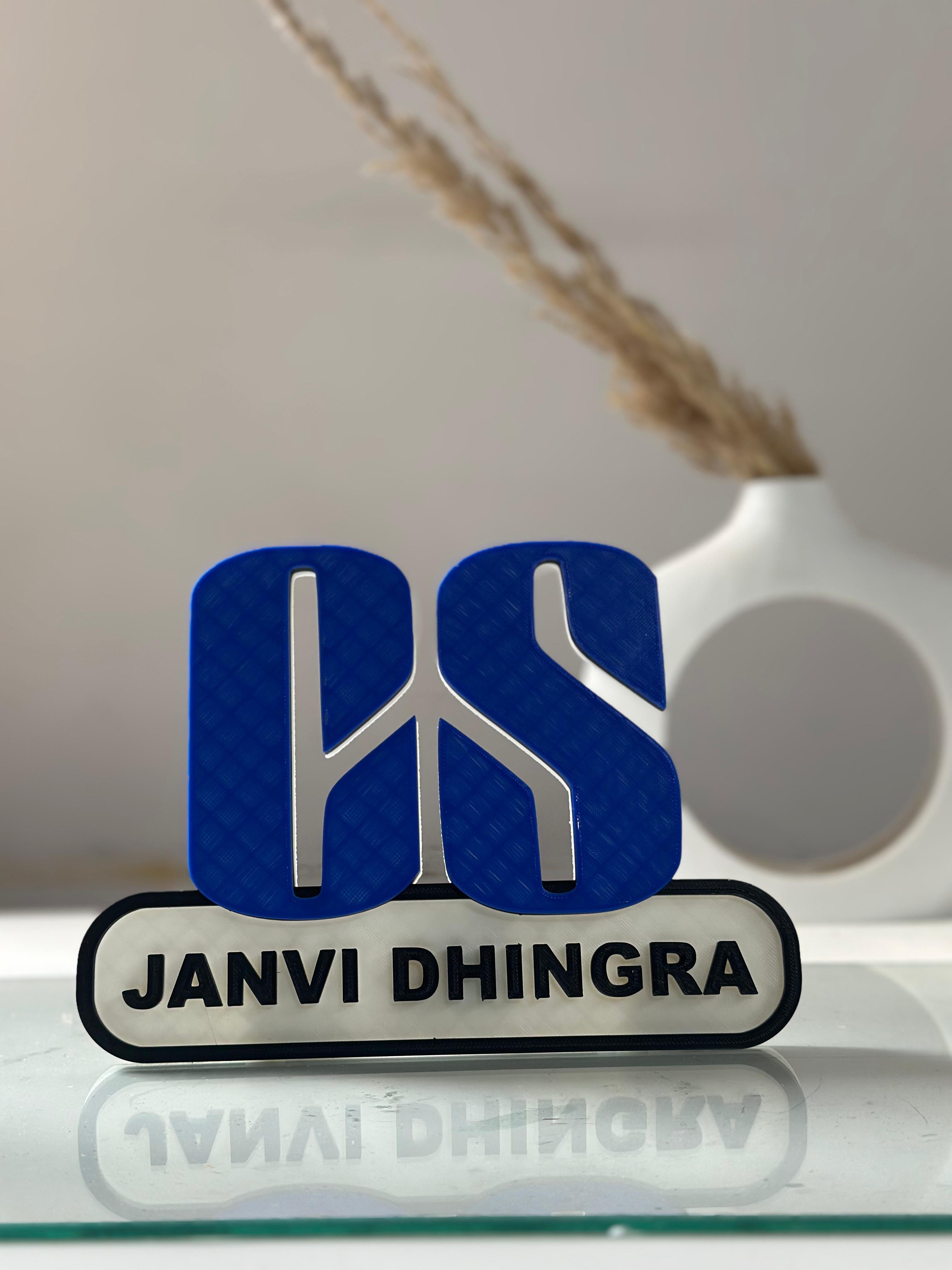 CS Desk Name Plate – Printopia India